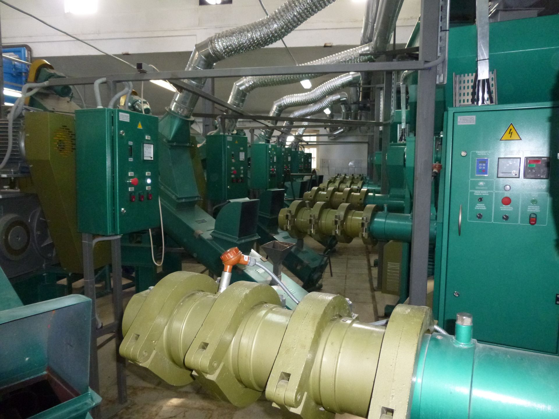 PHOTO OF THE SOYBEAN PROCESSING LINES