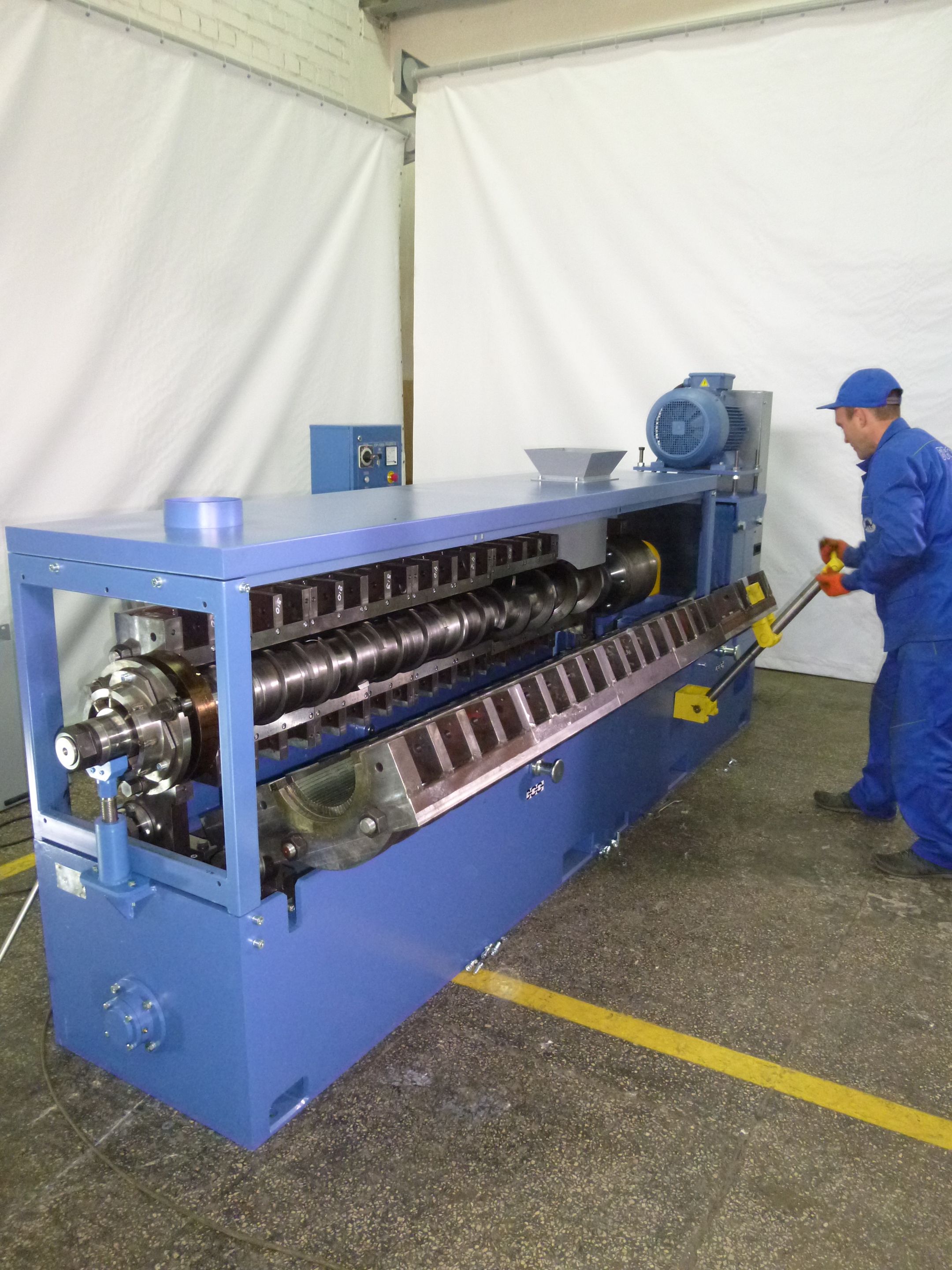 Soybean oil press