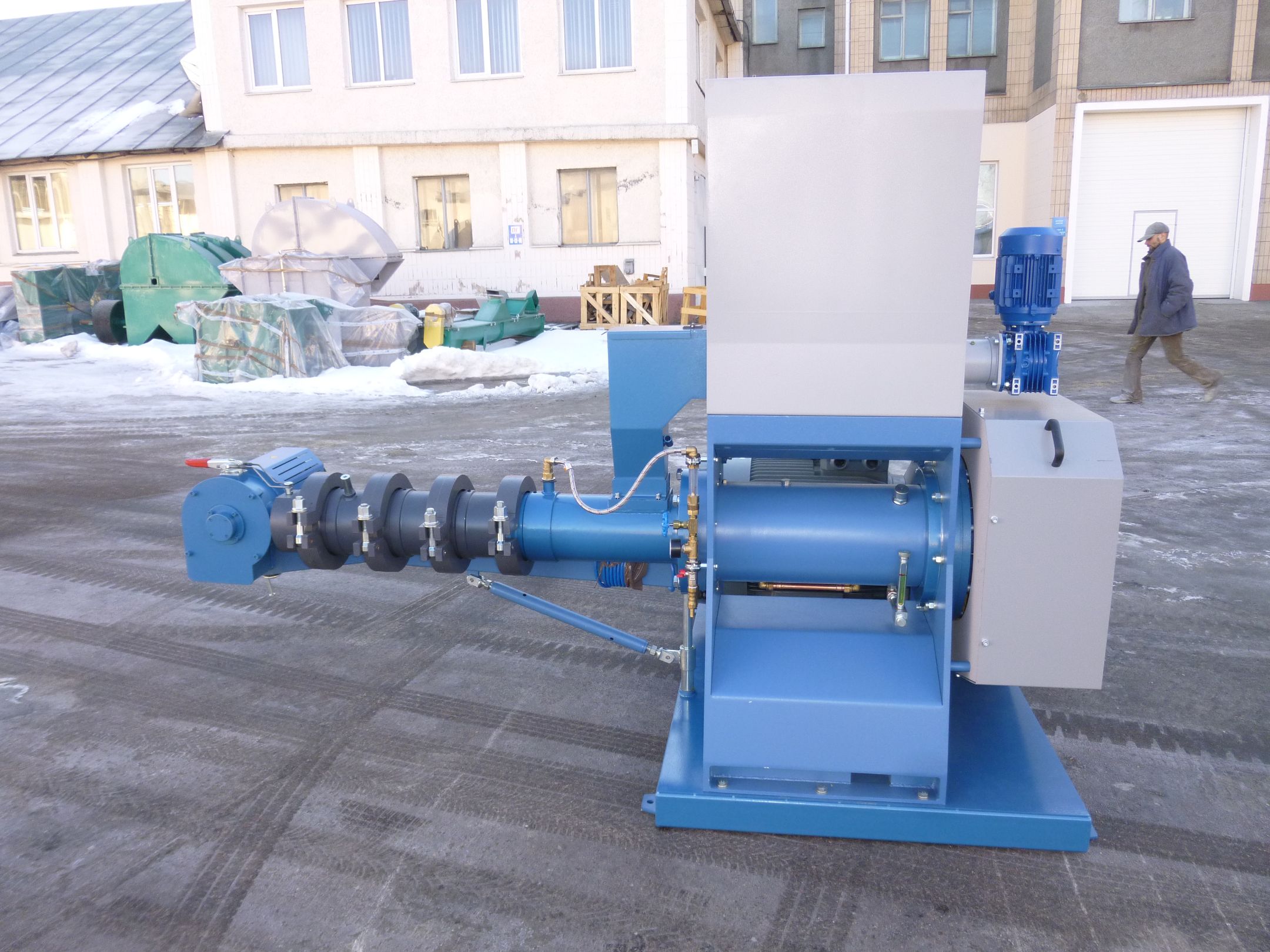 Soybean extruder